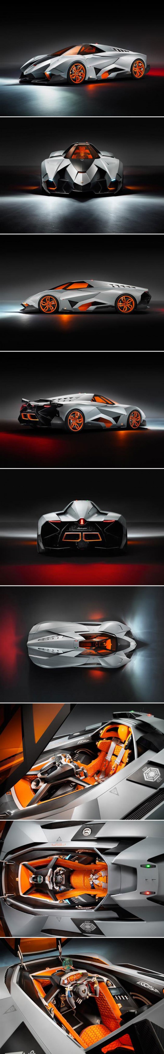 Single-Seat Lamborghini Egoista Has Jet Fighter Cockpit, Complete with ...