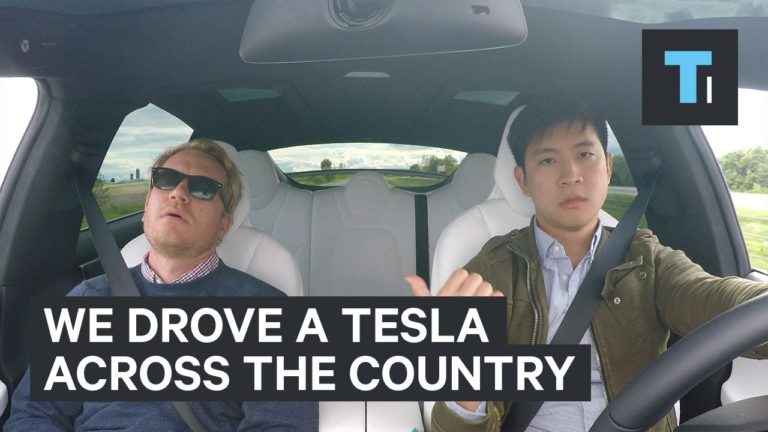 Drove the electric Tesla Model X across America - HIGH T3CH